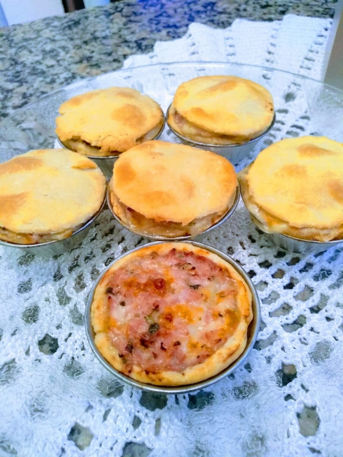 Empadinha de presunto e queijo na AirFryer - Receitas de Todos Brasil